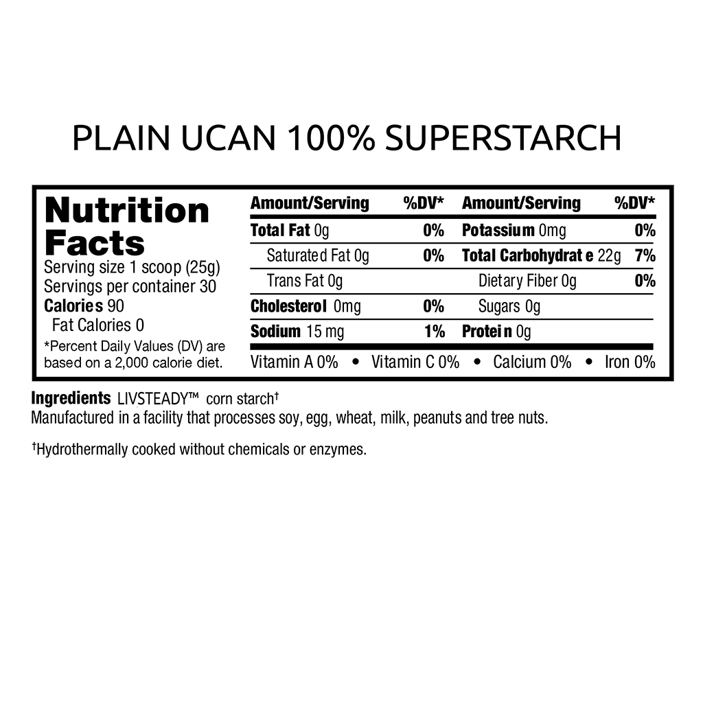 Unflavored Energy Powder | No Sugar Drink Mix | UCAN | UCAN