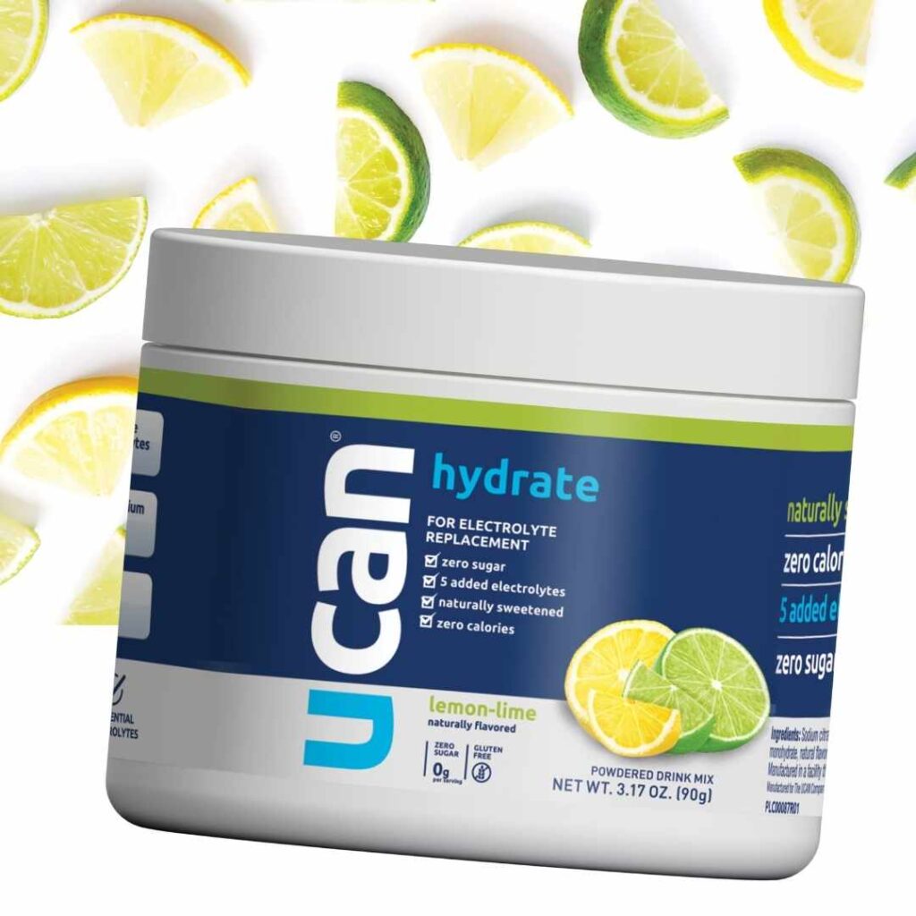 Lemon-Lime Hydrate Electrolyte Powder Jar | No Sugar, No Calories | UCAN